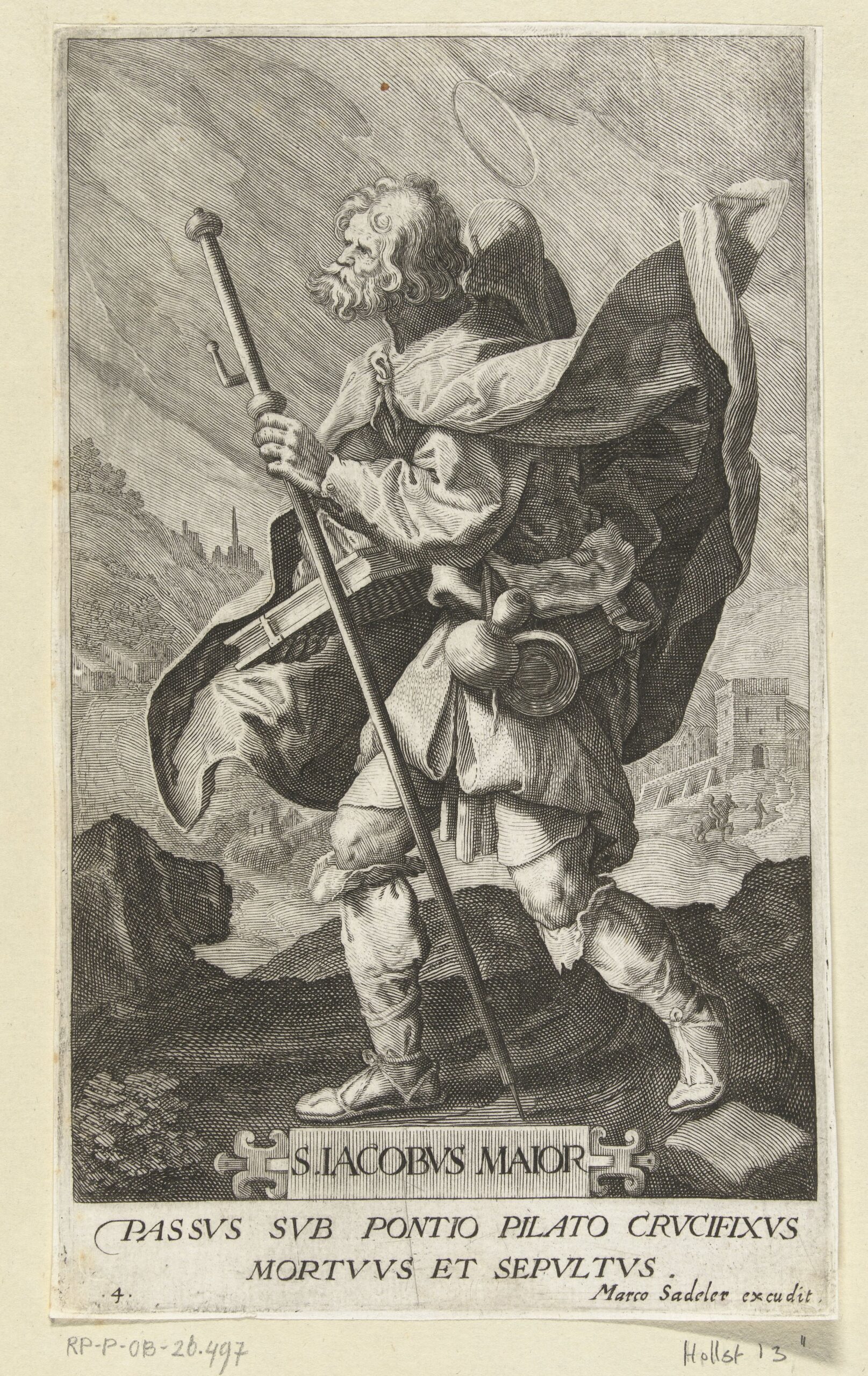 Gravure Jacobus - Santiago